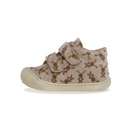 Naturino Leder-Sneakers "Cocoon" in Beige/ Braun - 41% | Größe 23 | Babysneakers