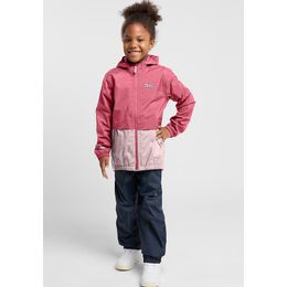 Jack Wolfskin Regenjacke »RAINY DAYS 2L JKT K« mitKapuze soft-pink 116 116 Zuverlässiger Regenschutz