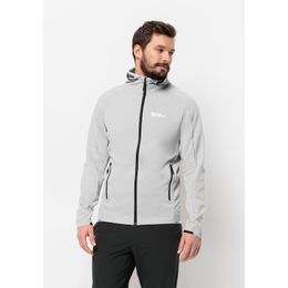 Jack Wolfskin Fleecejacke »ALPGRAT HOODED FZ M« mitKapuze cool-grey L (52) L (52) 2 Hüfttaschen