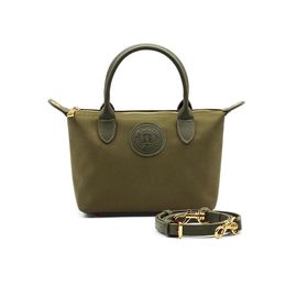ATELIERS SAINT GERMAIN Leder-Henkeltasche in Khaki - (B)24 x (H)15 x (T)11 cm - 75% | Damen-taschen