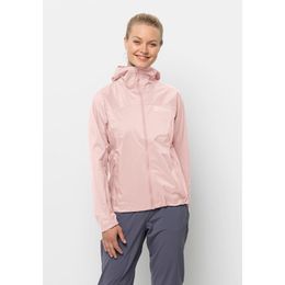 Jack Wolfskin Outdoorjacke »PRELIGHT 2.5L JKT W« mitKapuze rose-smoke L (42/44) L (42/44) Wetterschutzjacke