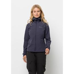 Jack Wolfskin Softshelljacke »KAMMWEG JKT W« mitKapuze graphite XS (34) XS (34) Mit Wollanteil