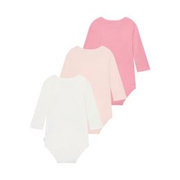 HUGGIES BABYWEAR Langarmbody »HUGB 3PK BODYSUIT«, 3 Stk. 3er-Pack, in Ripp-Optik HUGGIES WILD ROSE 2 (62) Bodys von Huggies