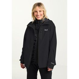 Jack Wolfskin Skijacke »FLOWLINE 3IN1 JKT W« mitKapuze black S (36) S (36) 3-in-1-Skijacke