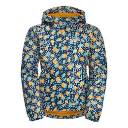 Jack Wolfskin Outdoorjacke »VILLI 2L PRINT JACKET K« mitKapuze dark-sea-all-over 104 104 Outdoor-Jacke für Kinder