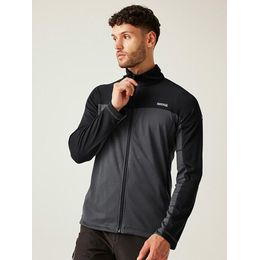 Regatta Fleecejacke "Highton" in Anthrazit/ Schwarz - 75% | Größe XXL | Herren-pullover-sport