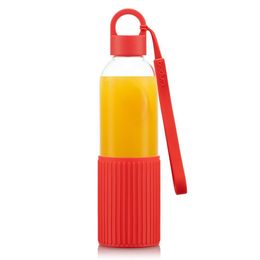 Bodum Wasserflasche "Melior" in Rot - 500 ml - 14% | Damen-outdoor-ausruestung