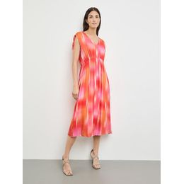 Taifun by Gerry Weber Kleid in Pink/ Lila - 66% | Größe 40 | Damen-kleider