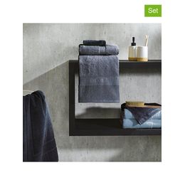 Cacharel 4er-Set: Waschlappen in Grau - 58% | Größe 15x21 cm | Badtextilien