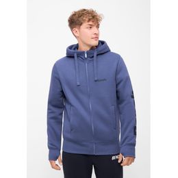 Bench Sweatjacke "Maslow" in Blau - 51% | Größe 50 | Herren-sweatshirts-jacken