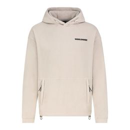 Sublevel Fleecehoodie in Creme - 12% | Gr&ouml;&szlig;e L | Herren-sweatshirts-jacken