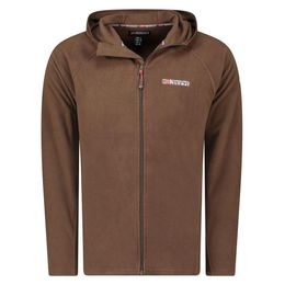 Geographical Norway Fleecejacke "Tugood" in Braun - 51% | Größe S | Herren-pullover-sport