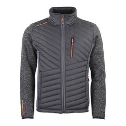 Peak Mountain Fleecejacke "Chacha" in Grau - 65% | Gr&ouml;&szlig;e 3XL | Herren-pullover-sport