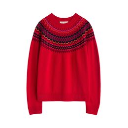 Seasalt Cornwall Pullover ' Gurnard's Head' ' Damen Gr&ouml;&szlig;e L navy / pink / rot