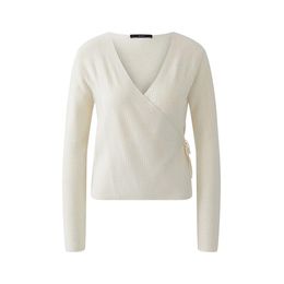 Oui Pullover in Creme - 48% | Größe 44 | Damen-pullover-cardigans