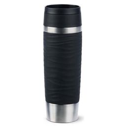 Emsa Thermobecher "Travel Mug Waves" in Schwarz - 500 ml - 14% | Damen-outdoor-ausruestung
