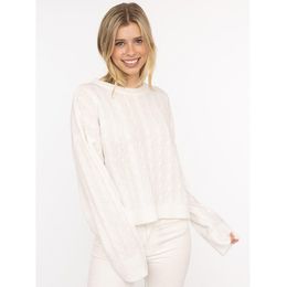 Zwillingsherz Pullover in Creme - 42% | Größe M | Damen-pullover-cardigans