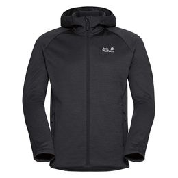 Jack Wolfskin Fleecejacke "Peak District" in Schwarz - 25% | Größe L | Herren-pullover-sport