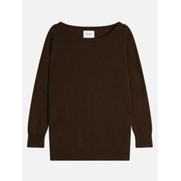 Perfect Cashmere Kaschmir-Pullover "Molly" in Dunkelbraun - 50% | Größe L | Damen-pullover-cardigans