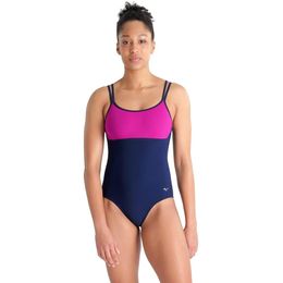 arena Shape-Badeanzug "Betta" in Dunkelblau/ Pink - 45% | Größe 40 | Damen-bademode