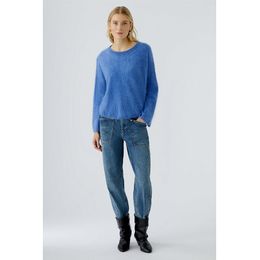 Oui Wollpullover in Blau - 72% | Gr&ouml;&szlig;e 40 | Damen-pullover-cardigans