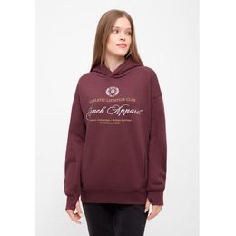 Bench Hoodie "Contessa" in Bordeaux - 43% | Gr&ouml;&szlig;e 42 | Damen-sweatshirts-jacken