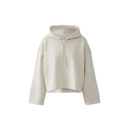 Oui Hoodie in Creme - 51% | Gr&ouml;&szlig;e 42 | Damen-sweatshirts-jacken