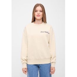 Bench Sweatshirt "Desta" in Creme - 61% | Gr&ouml;&szlig;e 38 | Damen-sweatshirts-jacken