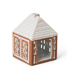 K&Auml;HLER DESIGN K&auml;hler Lichthaus "Gingerbread" in Braun - (B)8,5 x (H)12 x (T)8,5 cm - 11% | Kerzen-vasen