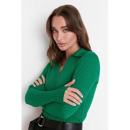 Trendyol Pullover in Gr&uuml;n - 51% | Gr&ouml;&szlig;e M | Damen-pullover-cardigans