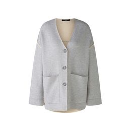 Oui Cardigan in Grau - 77% | Größe 42 | Damen-pullover-cardigans