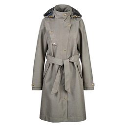 Finside Trenchcoat "Taria" in Khaki - 53% | Größe 38 | Damenjacken