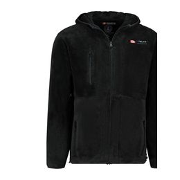 Canadian Peak Fleecejacke "Uploadeak" in Schwarz - 61% | Größe XXL | Herren-pullover-sport