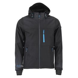 Peak Mountain Softshelljacke "Cabra" in Schwarz - 63% | Größe L | Herren-outdoorjacken