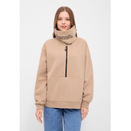 Bench Sweatshirt "Tove" in Beige - 61% | Gr&ouml;&szlig;e 40 | Damen-sweatshirts-jacken