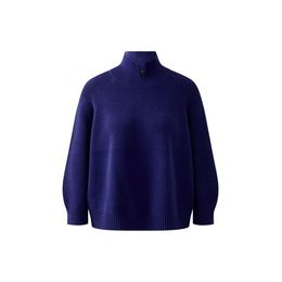 Oui Rollkragenpullover in Blau - 49% | Größe 36 | Damen-pullover-cardigans