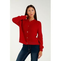 Tamba Cardigan in Rot - 41% | Größe 40/42 | Damen-pullover-cardigans