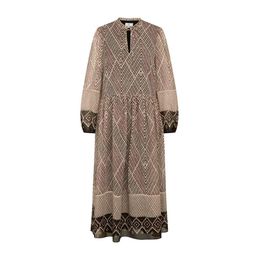 Noa Noa Kleid 'Zelda' Damen Größe 38 beige / rosa / schwarz Winterkleid