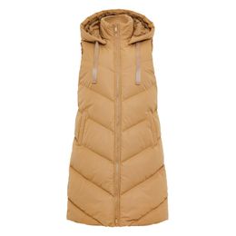 Threadbare. Threadbare Weste 'Vamp' Damen Gr&ouml;&szlig;e XXXL hellbraun