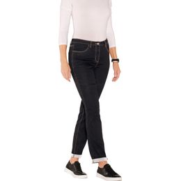CRÉATION L Damen Thermojeans mit angerauter Innenseite black denim Größe 40