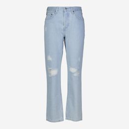 Levi's Hellblaue Cropped Straight Leg Jeans