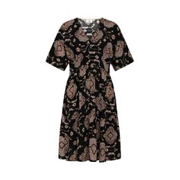 Noa Noa Kleid 'Kine' Damen Gr&ouml;&szlig;e 36 khaki / rosa / schwarz Winterkleid