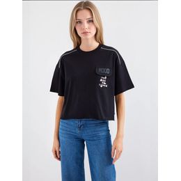 Bigdart T-Shirt Damen Gr&ouml;&szlig;e L ros&eacute; / schwarz / wei&szlig;