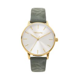 Tamaris Uhr Damen Gr&ouml;&szlig;e One Size gold / gr&uuml;n / perlwei&szlig;