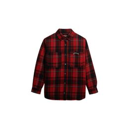 Superdry Bluse Damen Größe XXL rot / schwarz