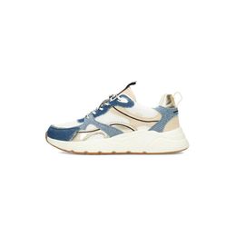 POSH by Poelman Sneaker 'Kae' Damen Größe 41 beige / blue denim / weiß