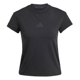 adidas Sportswear Sportshirt 'Z.N.E.' Damen Größe XS/S anthrazit / schwarz