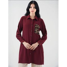 Bigdart Bluse Damen Gr&ouml;&szlig;e S brokat / cappuccino / burgunder / schwarz