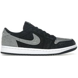 Nike Low-Top Sneaker - Jordan 1 Retro Low OG Swarovski Stealth (Women's) - Gr. 36 (EU) - in Wei&szlig; - f&uuml;r Damen