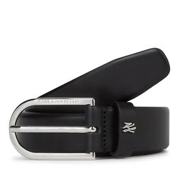 K by KARL LAGERFELD Karl Lagerfeld G&uuml;rtel - K/AUTOGRAPH G�RTEL MIT PIN - Gr. 95 - in Schwarz - f&uuml;r Damen